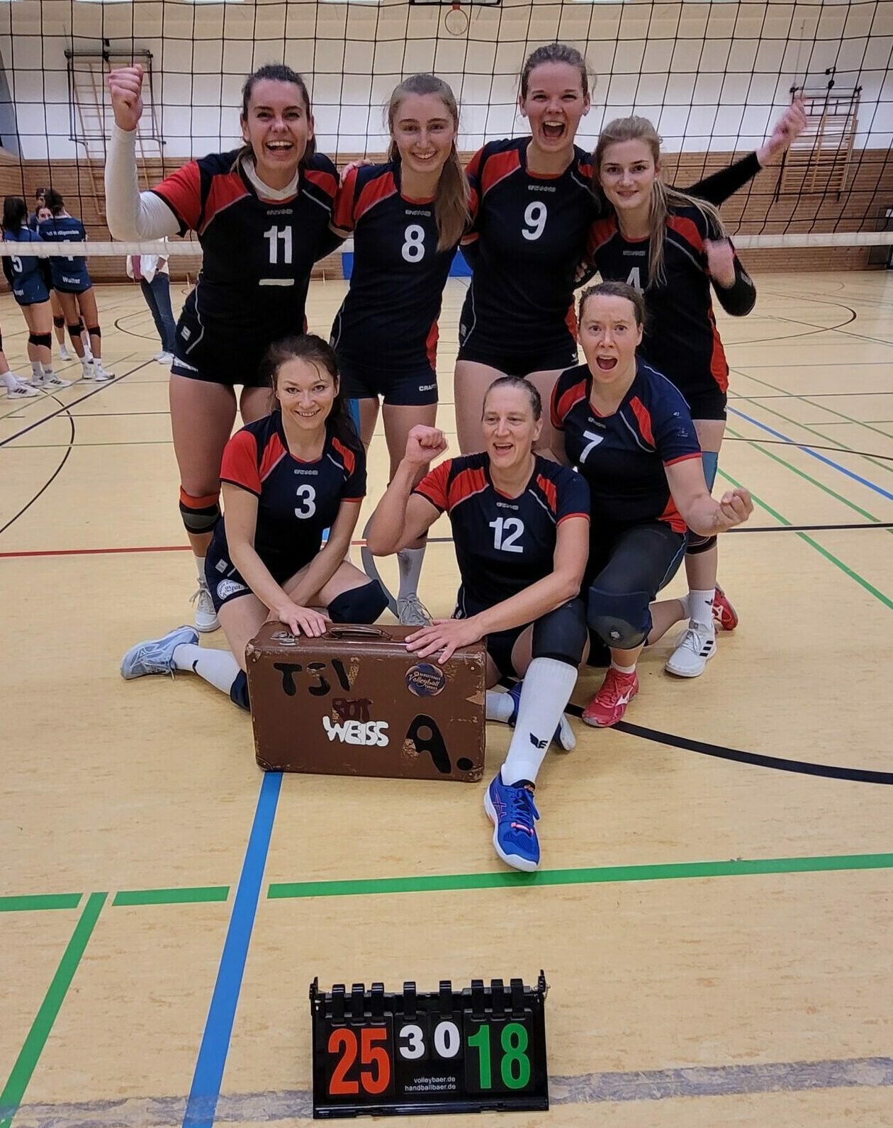 3:0 – Deutlich und trotzdem spannend | TSV Rot Weiß Auerbach – Volleyball
